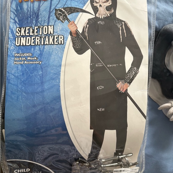 Costumes | Skeleton Undertaker Kids Costume Black | Poshmark